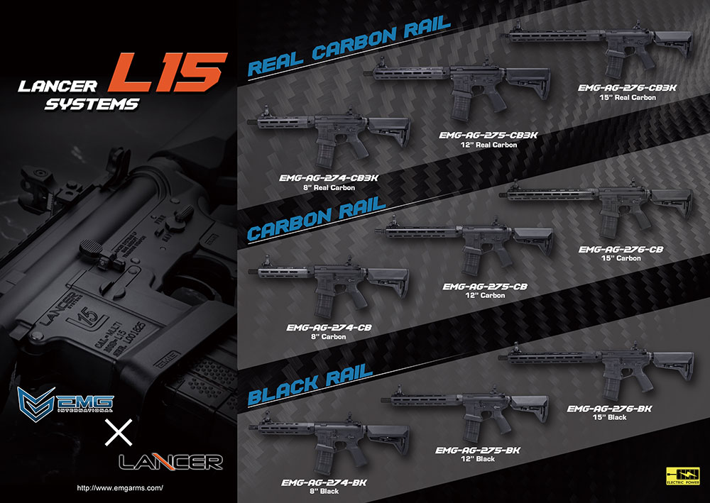 EMG Lancer Systems Licensed L15 Defense AEG | Popular Airsoft: Welcome ...