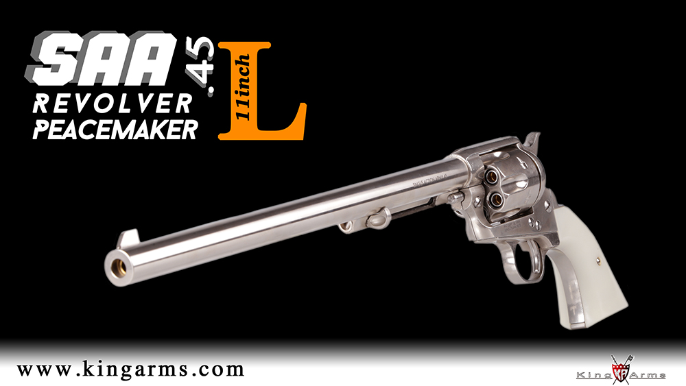 King Arms SAA .45 Peacemaker 11" Revolver Now Available | Popular ...