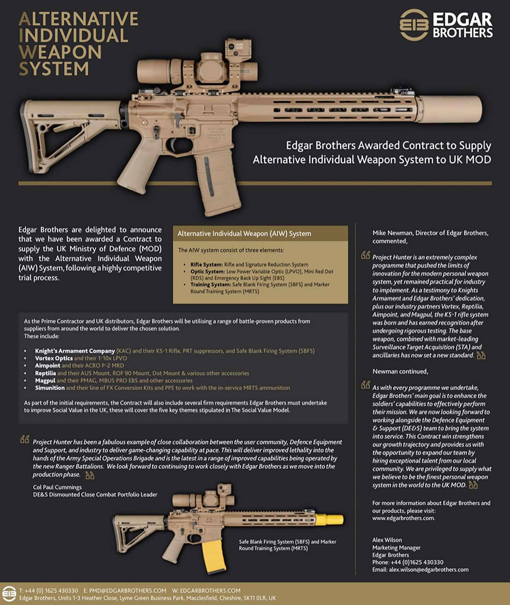 UK's Royal Marine Commandos & Ranger Regiment To Get The New L403A1 ... UK's Royal Marine Commandos & Ranger Regiment To Get The New L403A1 ...