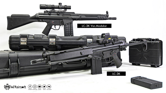 LCT Airsoft LC-3K Modular, LC-3A3-S, LC-3 A4 & LC-3 AR | Popular ...