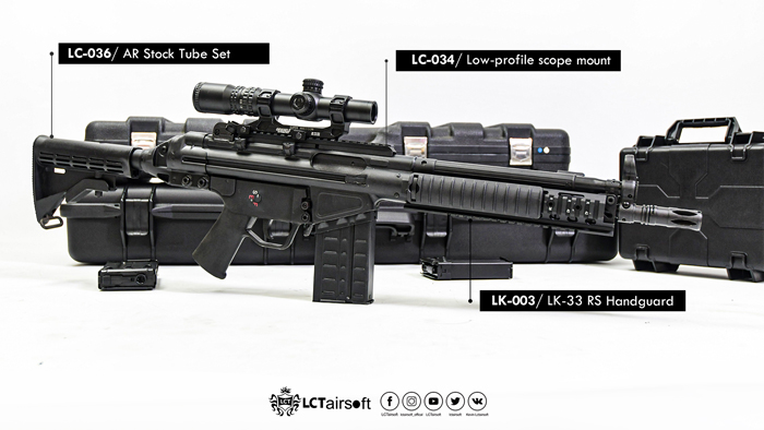 LCT Airsoft LC-3K Modular, LC-3A3-S, LC-3 A4 & LC-3 AR | Popular ...