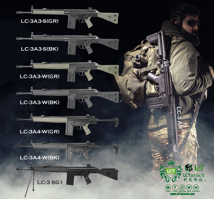 LCT Airsoft LC-3, LK-33 & LK-53 Series Available | Popular Airsoft ...