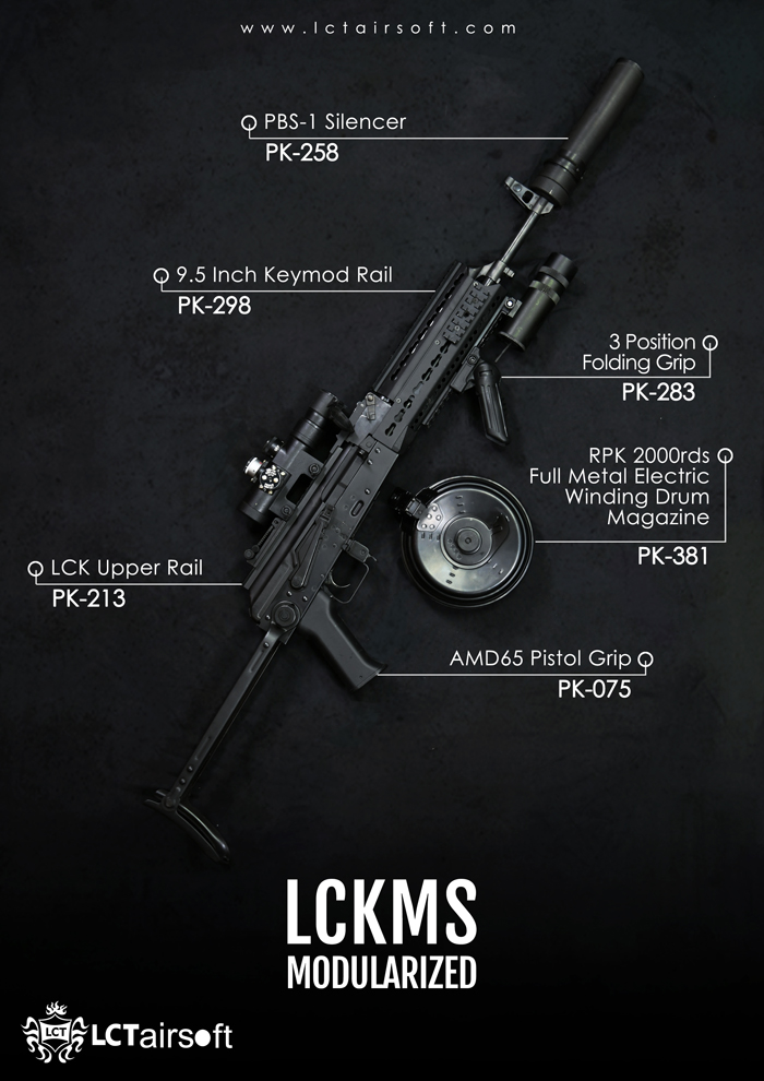 The LCT Airsoft LCKMS Modularized | Popular Airsoft: Welcome To The ...