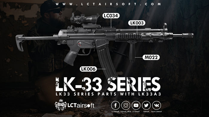 LCT Low Profile Scope Mount & Handguards For LC-3/LK-33/LK-53 | Popular ...