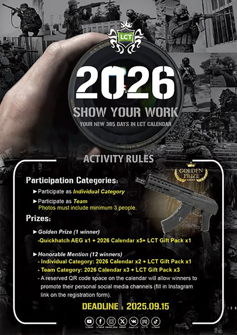 LCT 2026 Calendar Photo Contest Now Accepting Entries | Popular Airsoft ...