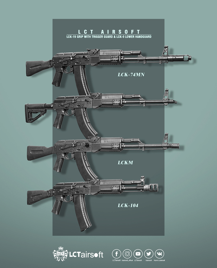 LCT Airsoft PK-408 With PK-299 Tactical Lower Handguard | Popular ...