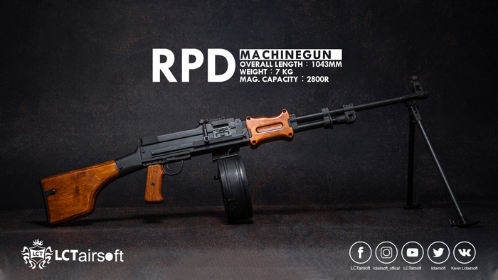 LCT Airsoft PKP & RPD Classic Machine Gun Loadouts | Popular Airsoft ...