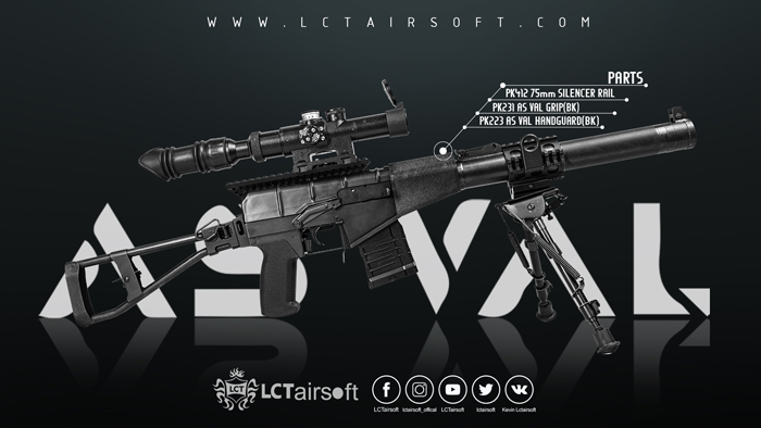 Dress Up Your LCT AS VAL & VSS Vintorez AEGs | Popular Airsoft: Welcome To The Airsoft World