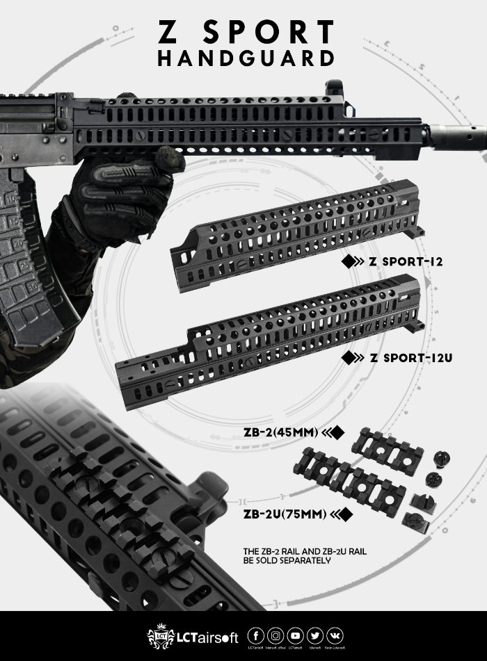 LCT Airsoft LCK-12 Z Sport Handguards | Popular Airsoft: Welcome To The Airsoft World