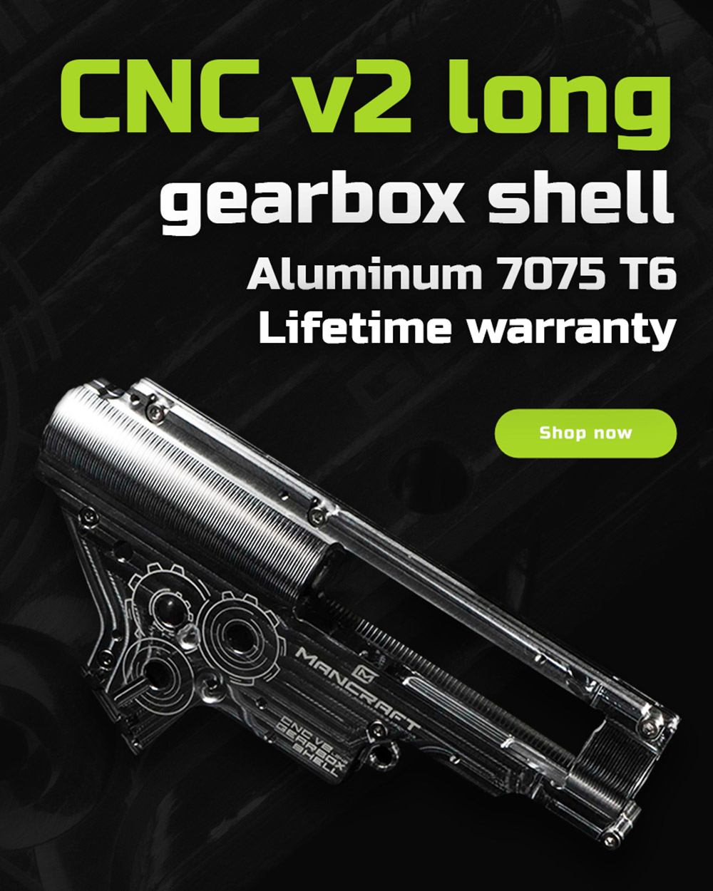 Mancraft V2 Long CNC Gearbox On Pre-Order | Popular Airsoft: Welcome To ...