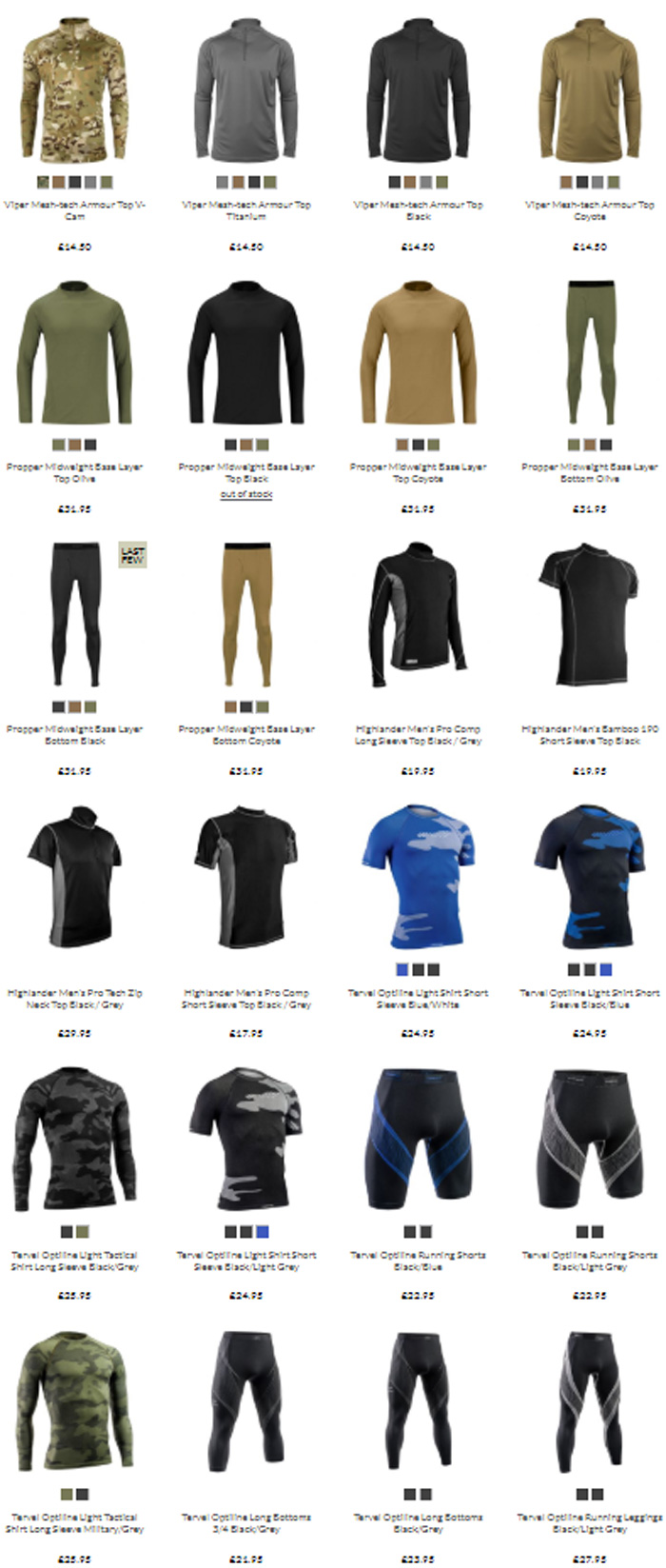 Base Layer Sale At Military 1st | Popular Airsoft: Welcome To The ...