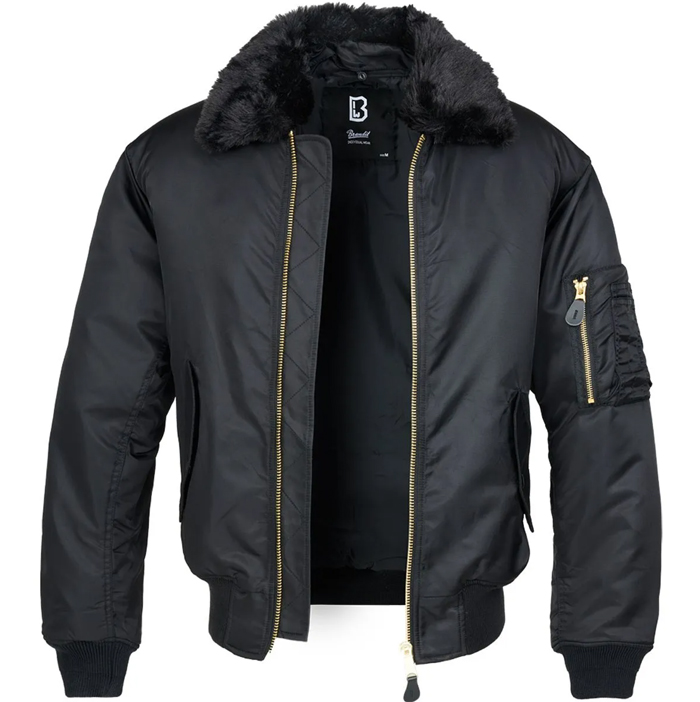 Brandit MA2 Jacket Fur Collar At Military 1st | Popular Airsoft ...