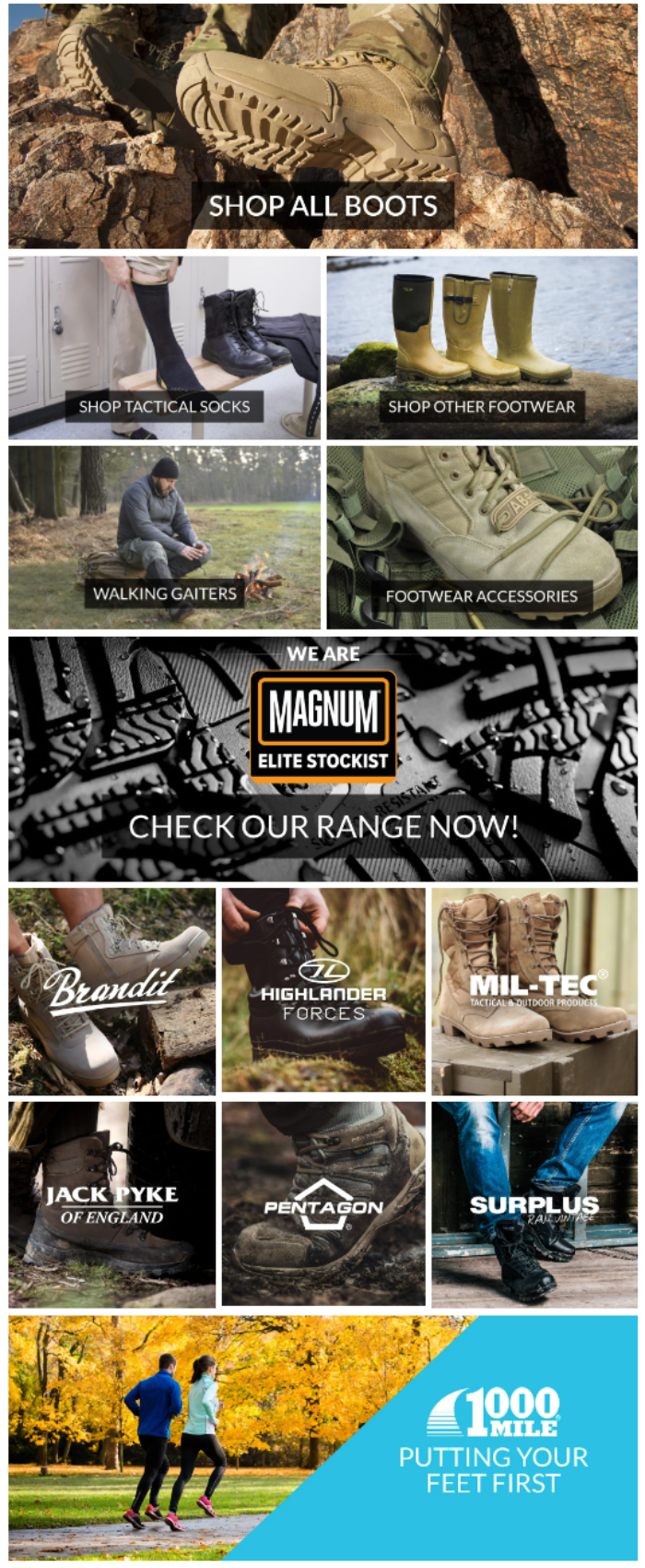 It's 10% Off On Boots At Military 1st | Popular Airsoft: Welcome To The ...