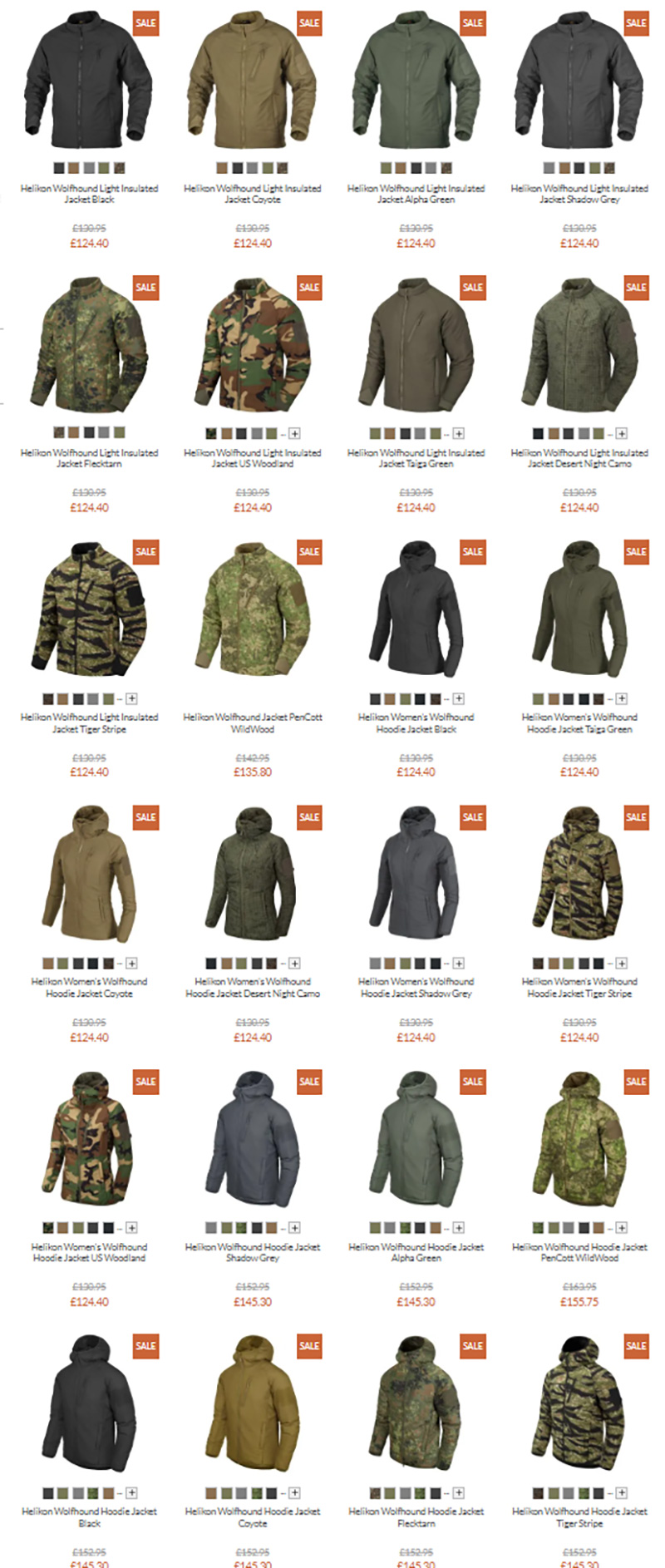 Helikon-Tex Padded Jackets At Military 1st | Popular Airsoft: Welcome ...