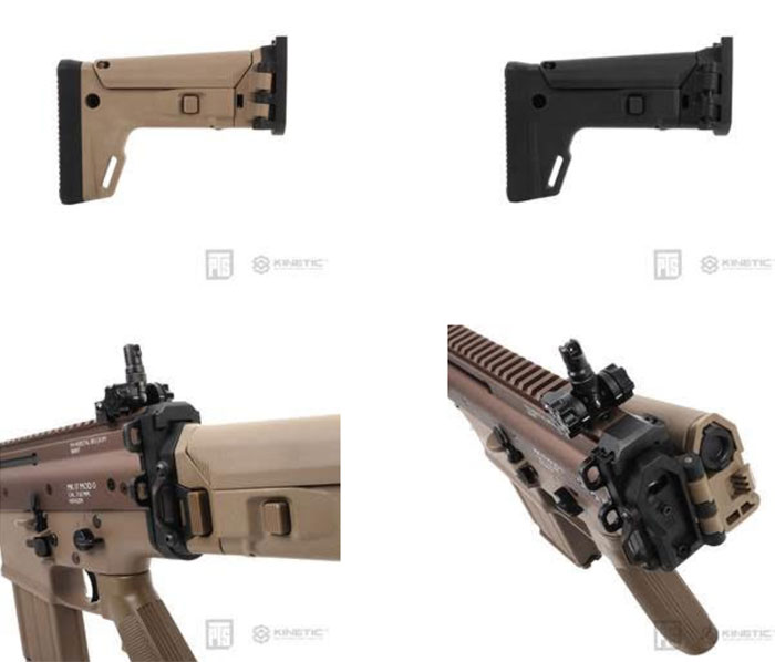 PTS ZEV Combat Sight Set & Kinetic SCAR Adaptor Stock Kit | Popular ...