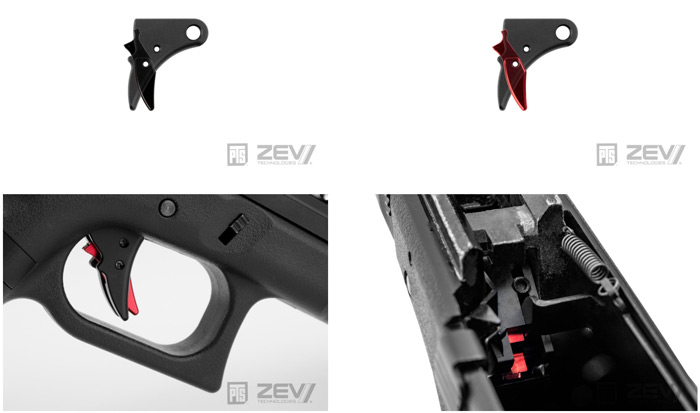 New PTS ZEV Fulcrum Adjustable Trigger & Dragonfly Slide Kit For G17 ...