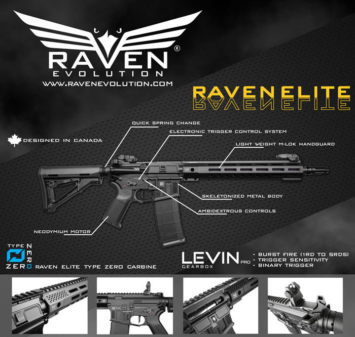 Canada’s Raven Evolution Airsoft Company Introduces The Raven Elite ...
