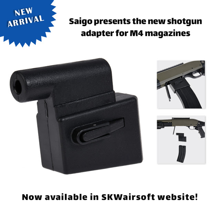 Saigo Defense Shotgun Adapter For M4 Mags | Popular Airsoft: Welcome To ...