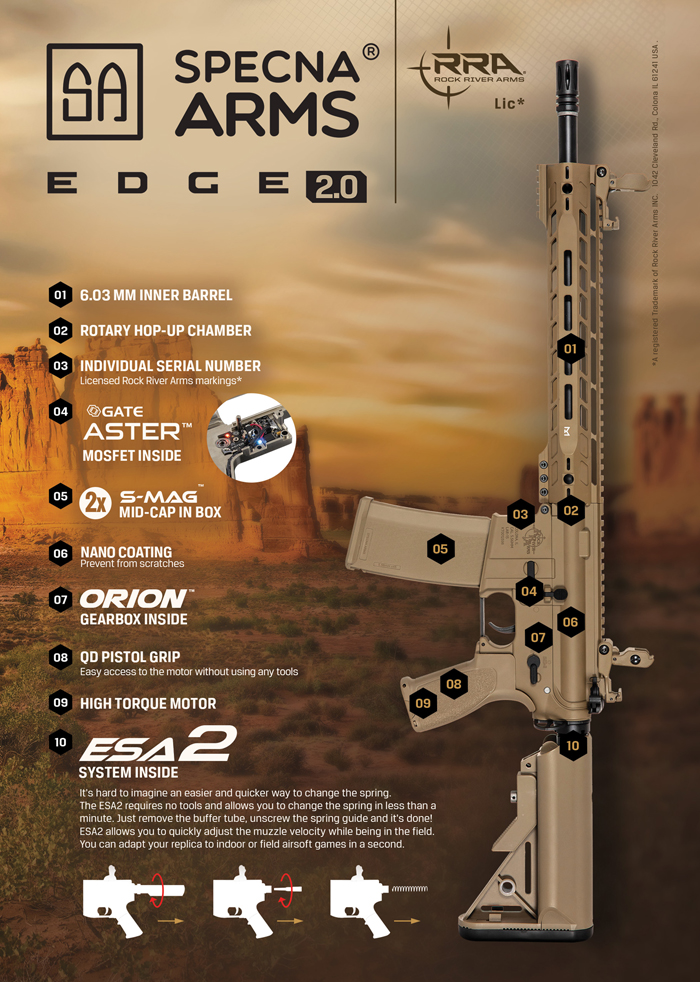 Specna Arms EDGE 2.0, H-Series, J-Series & More | Popular Airsoft ...
