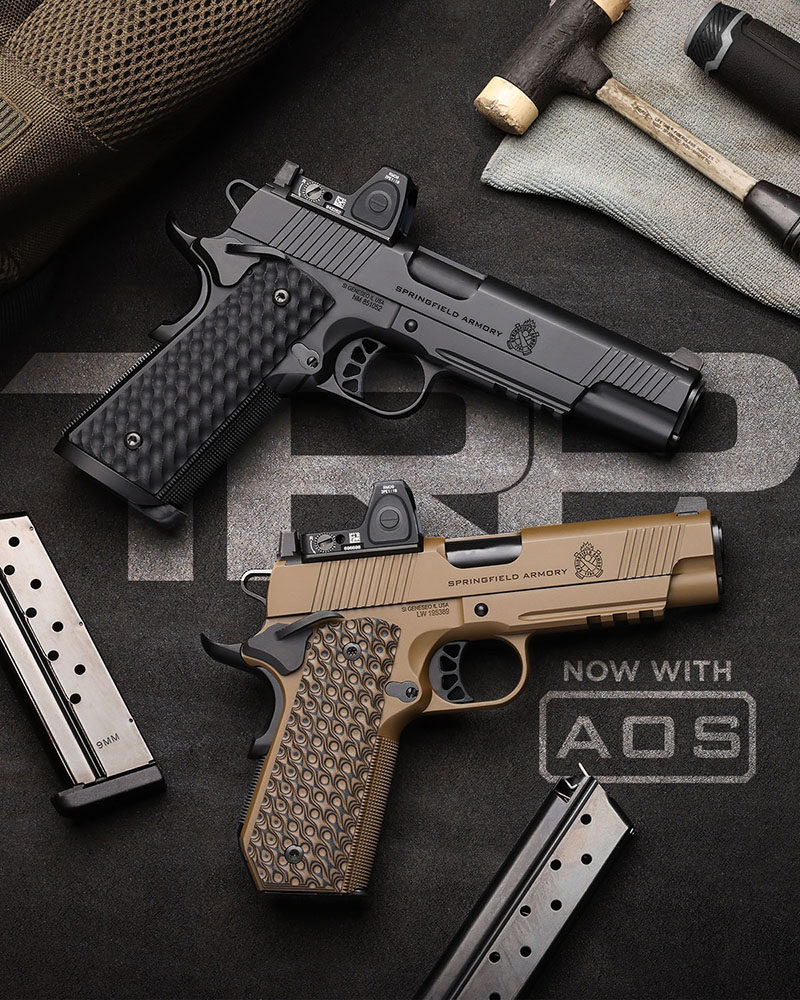 The New Springfield 1911 TRP Gets Optic Ready With AOS & A 9mm Option ...