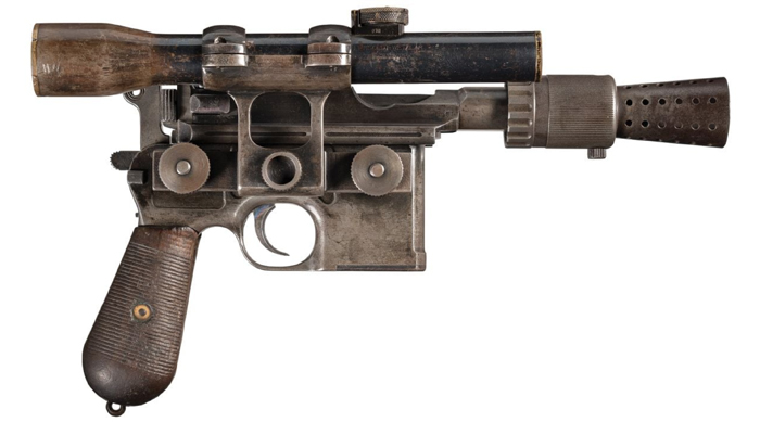 The Original Star Wars DL-44 Heavy Blaster Pistol Prop Can Be Yours If ...