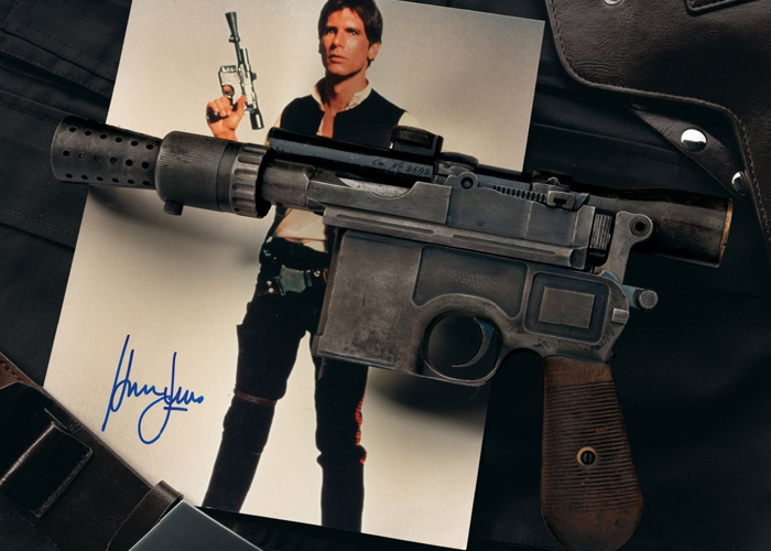 The Original Star Wars DL-44 Heavy Blaster Pistol Prop Can Be Yours If ...
