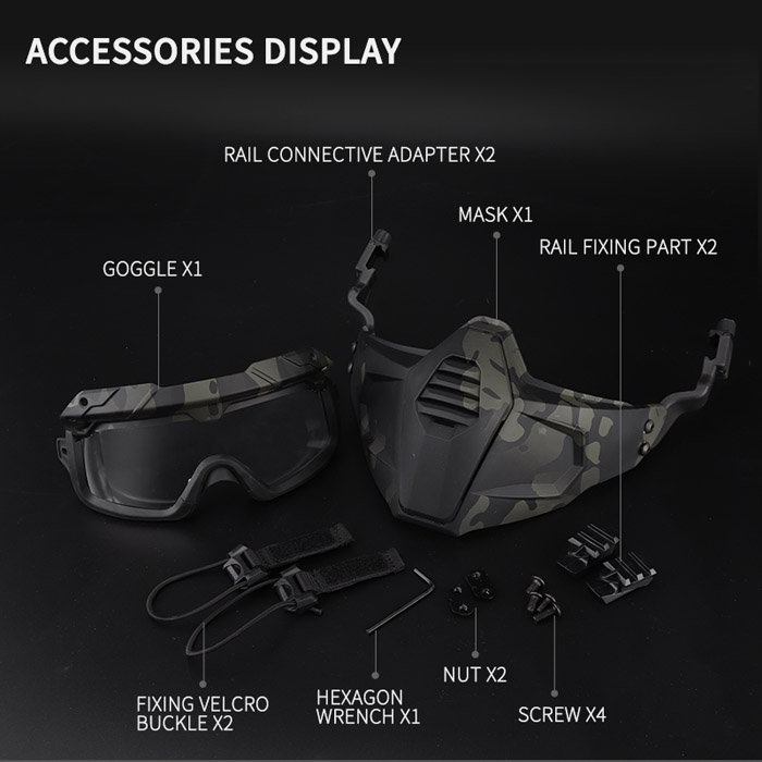 Multidimentional Split Type Mask Set | Popular Airsoft: Welcome To The ...