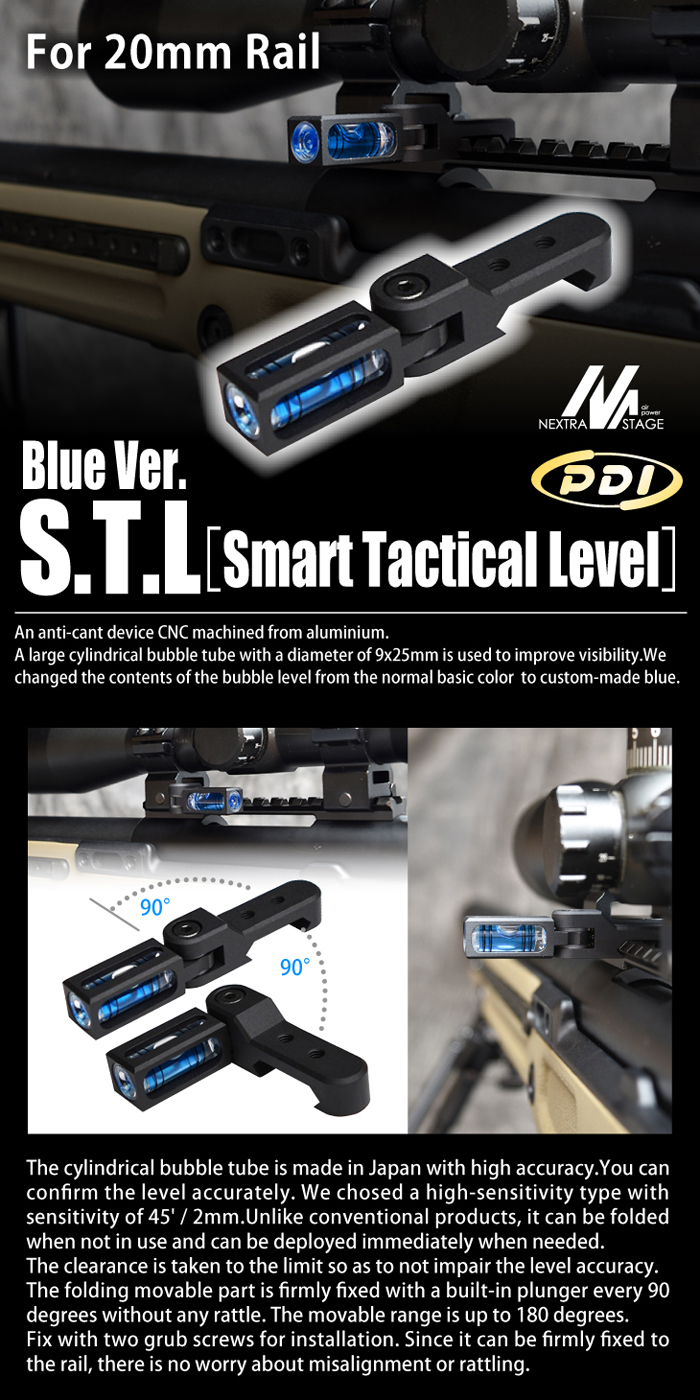PDI Smart Tactical Level Blue Version For 20mm Rail | Popular Airsoft ...