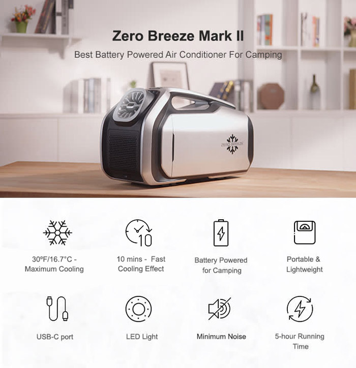 Cool Down After A Game With The Zero Breeze Mark II Battery-Powered Portable AC | Popular ...